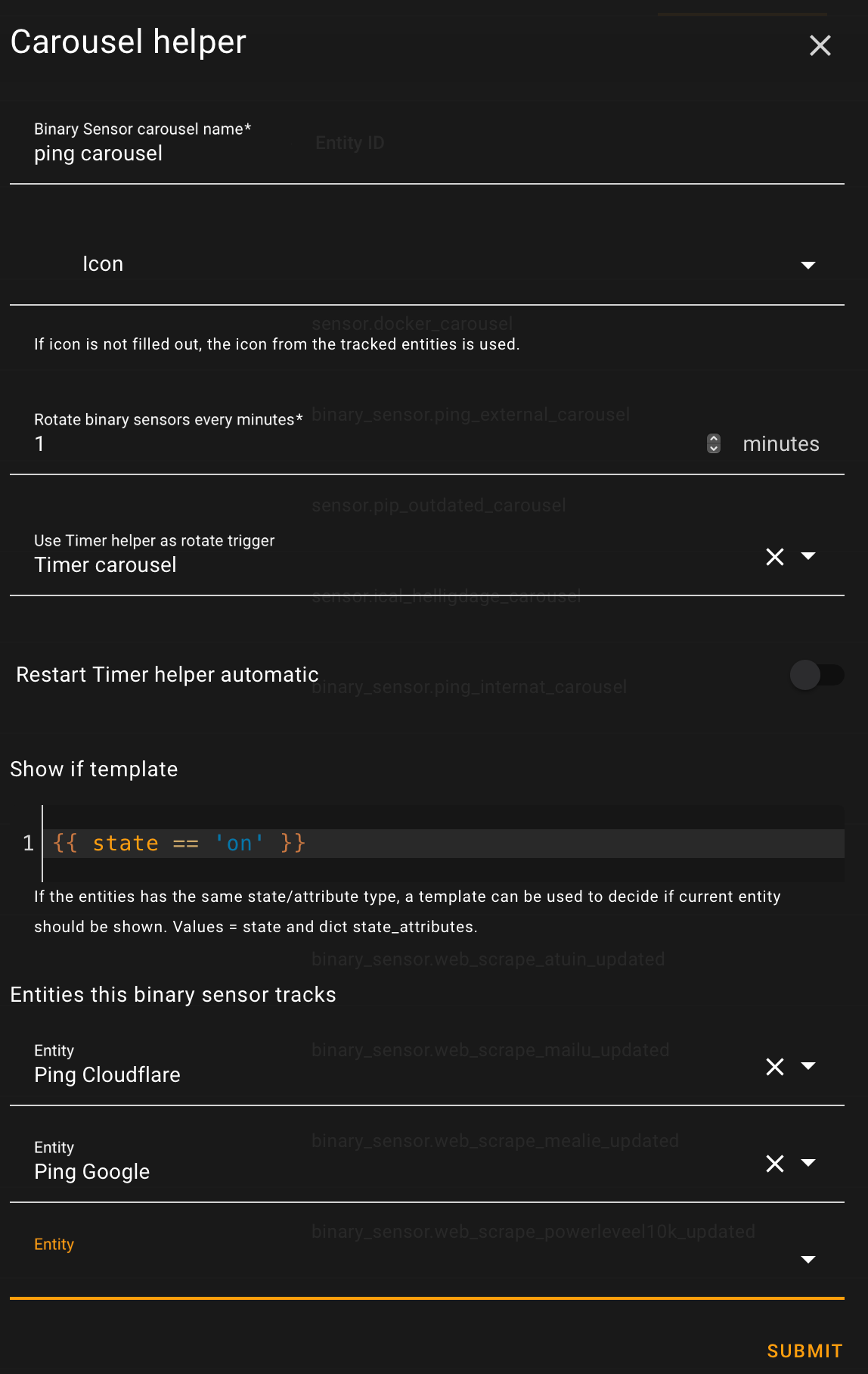 Github Kgn3400carousel Rotate Through A Set Of The Same Entities Types In A Card